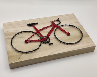 Bicycle String Art Template PDF - DIY Bike Art Kit, Unique Bicycle Wall ...