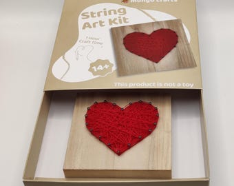 DIY String Art Kit - Heart Cherries | Sweet & Fun Craft Kit | Custom ...