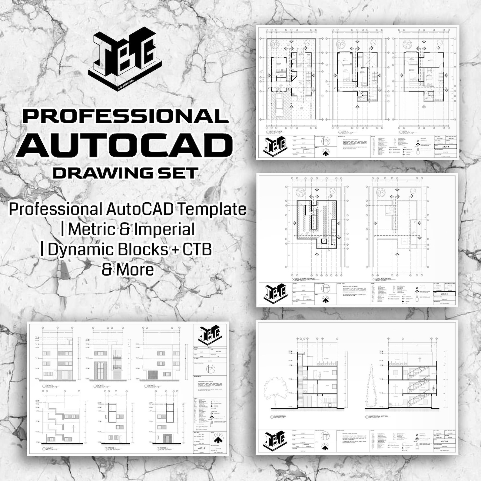 Complete Autocad DWG Template | Layers, Blocks, CTB & Paper Sizes - Etsy