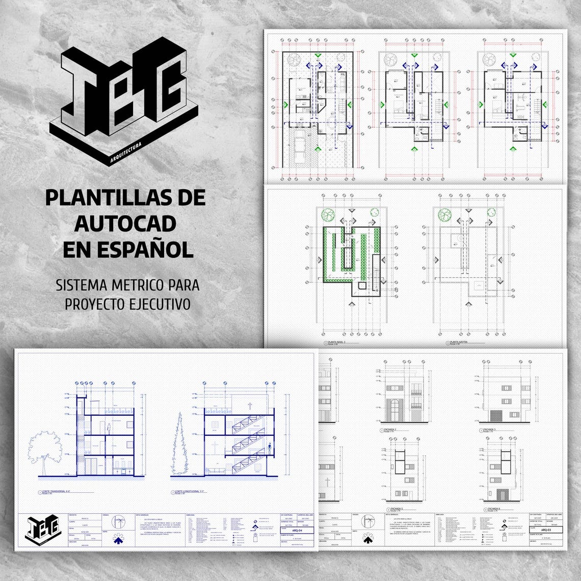 Plantilla Autocad Profesional En Sistema Métrico – Español – Capas ...