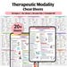Therapeutic Modality Cheat Sheet Bundle | Psychology Cheat Sheet ...