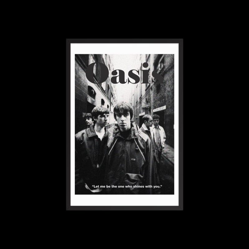 Oasis Poster - Etsy UK