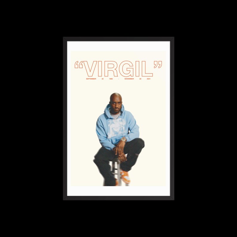 Virgil Abloh Poster - Etsy