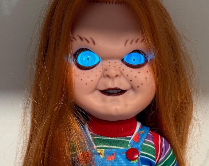 Talking Chucky Doll: Seed of Chucky, Light-up Eyes, Creepy Laugh - Etsy