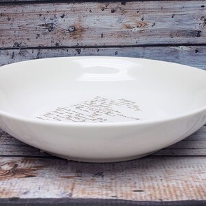 Ceramic Recipe Bowl Custom Pottery - Etsy