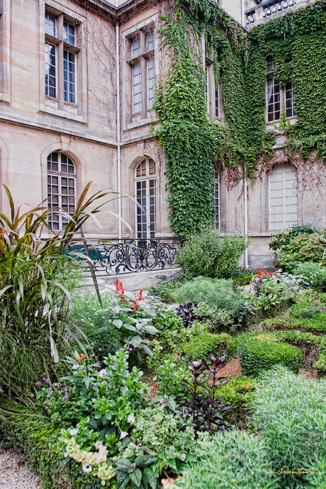 Paris Photography Secret Paris Courtyard Fine Art | Etsy