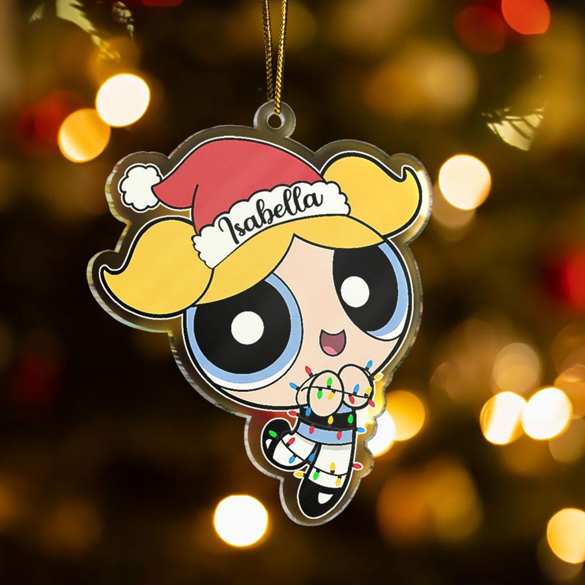 Custom Powerpuff Girls Christmas Ornament, Personalized Acrylic ...