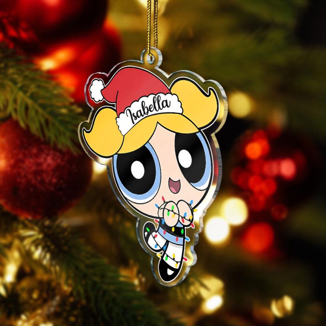 Custom Powerpuff Girls Christmas Ornament, Personalized Acrylic ...