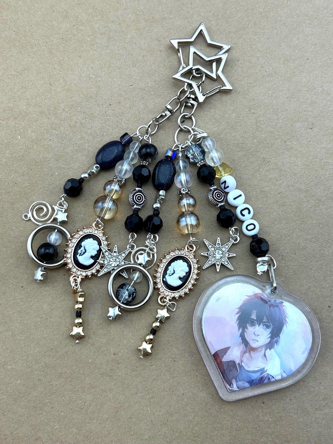 Limited Edition Custom Percy Jackson Inspired Keychain Beads Trinkets ...