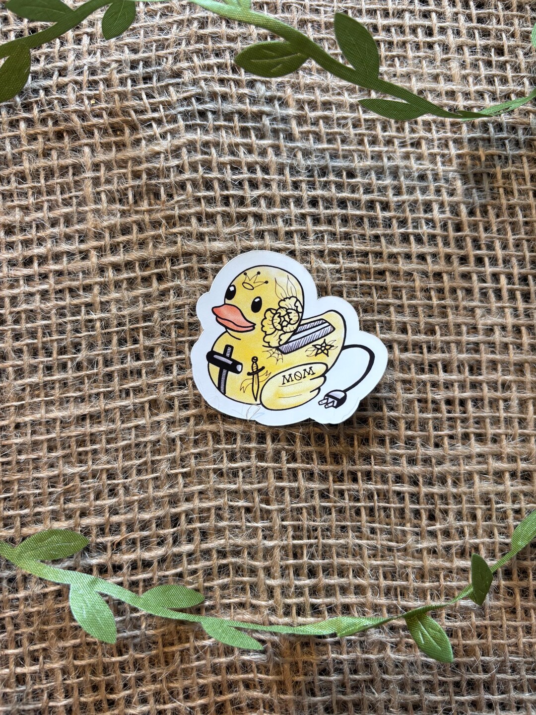 Toaster Rubber Ducky Sticker - Etsy