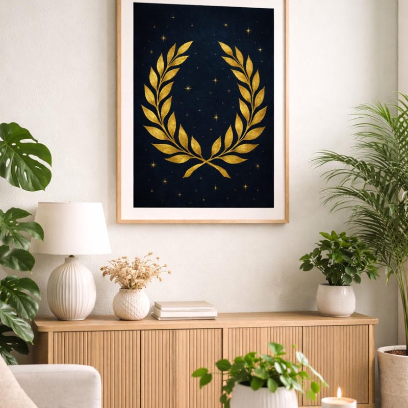 Golden Laurel - Etsy