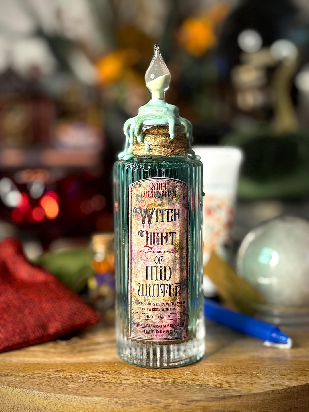 Witchlight of Midwinter Potion Bundle, Holiday Fantasy Potion Decor ...