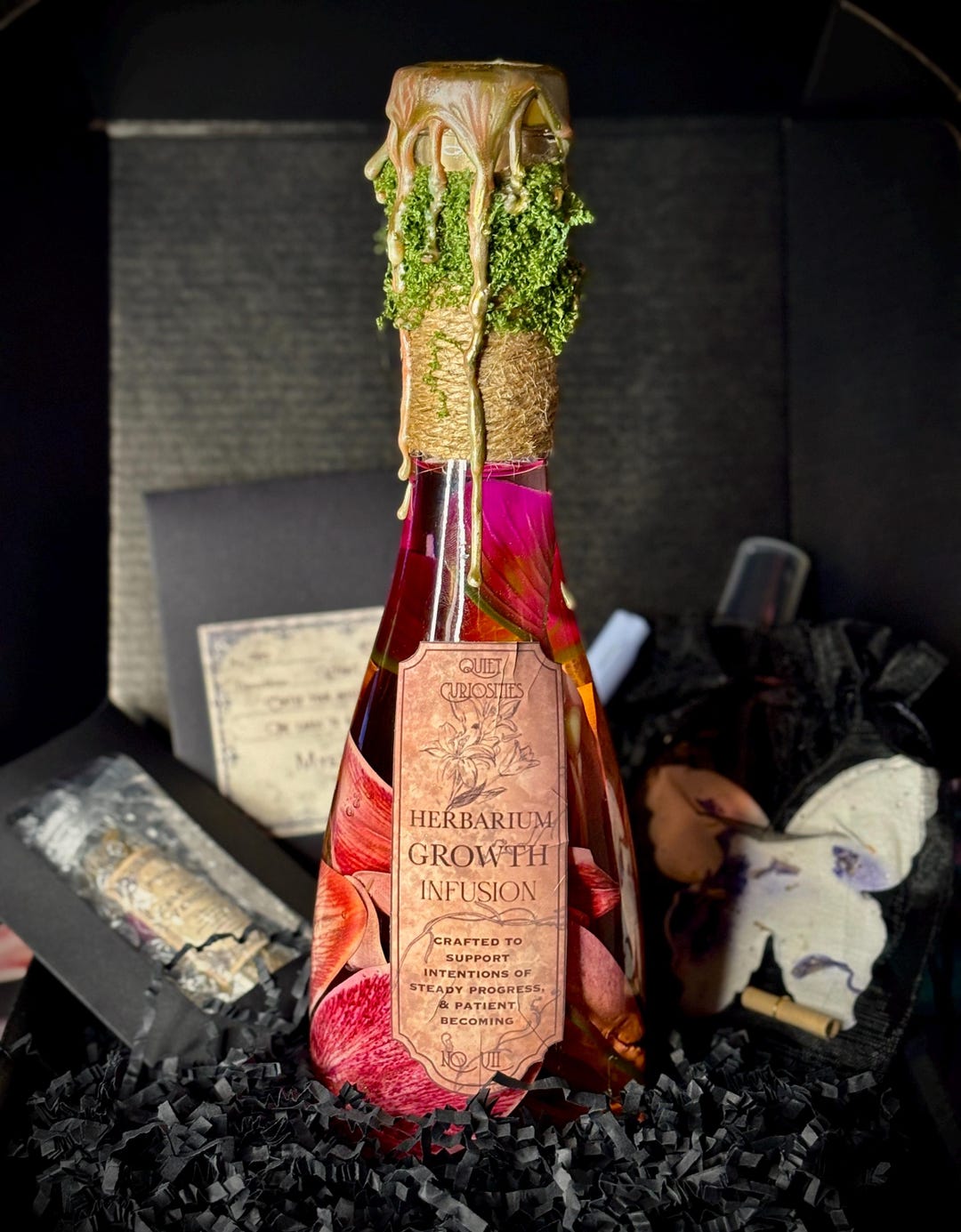 Herbarium Growth Potion Gift Box, Botanical Intention Elixir, Fantasy ...