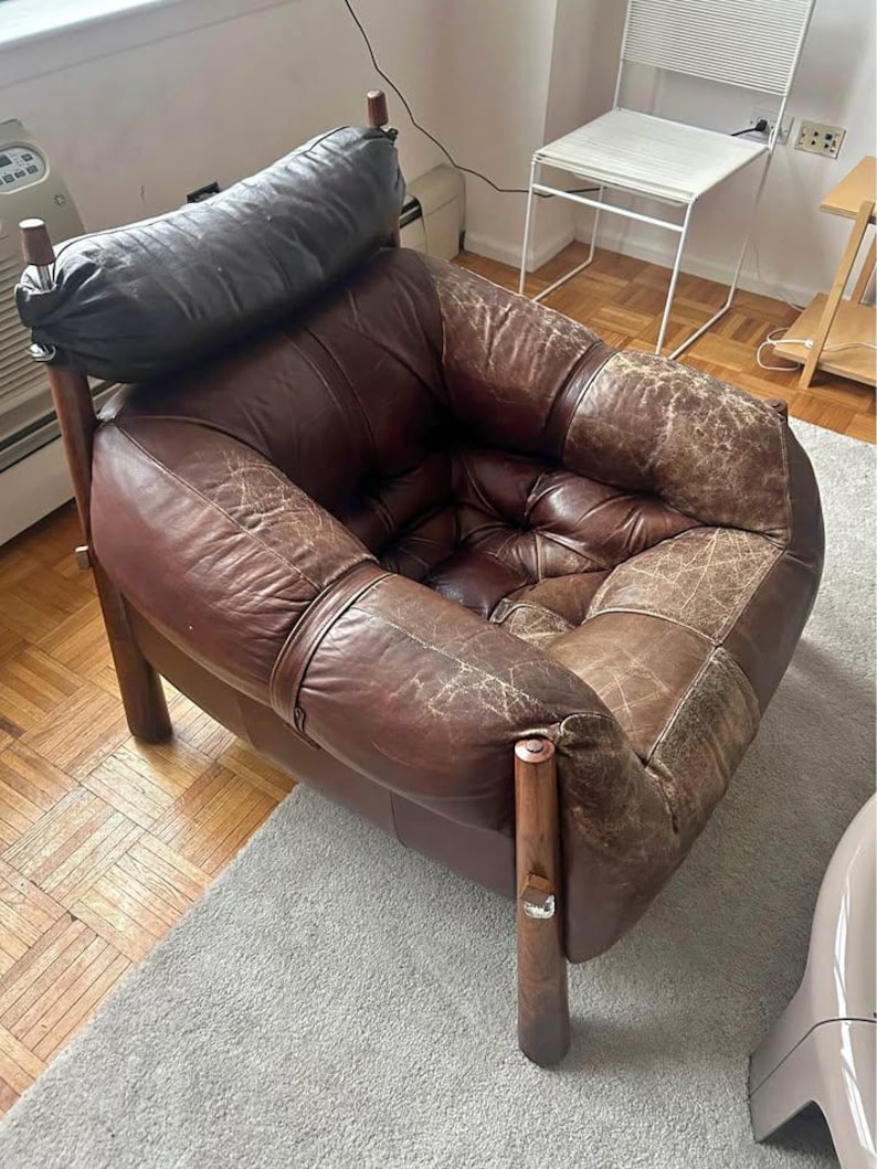 Percival Lafer MP-81 Lounge Chair – Vintage Brazilian Leather Chair ...