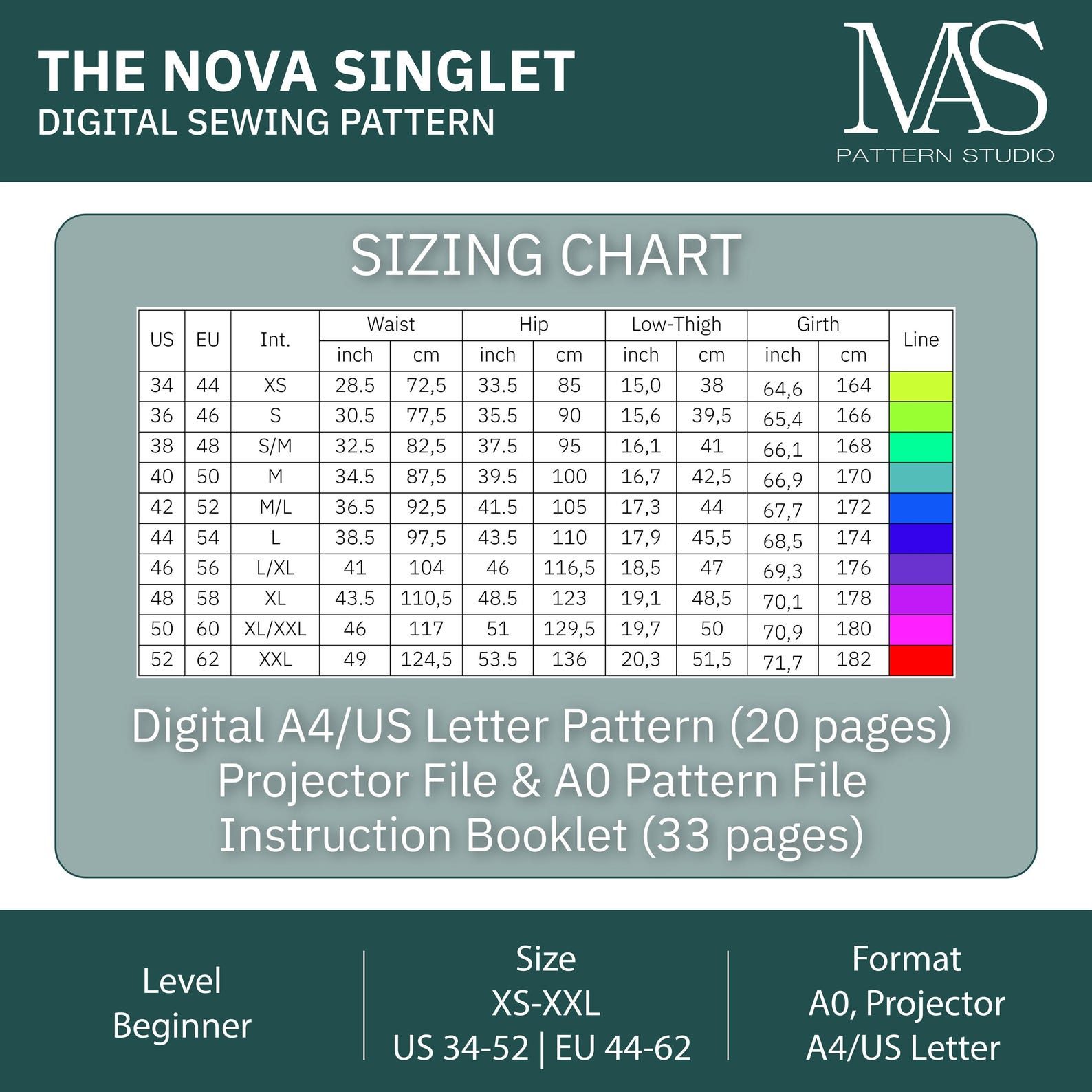 The Nova Singlet | Digital Sewing Pattern | Wrestling | Cosplay ...