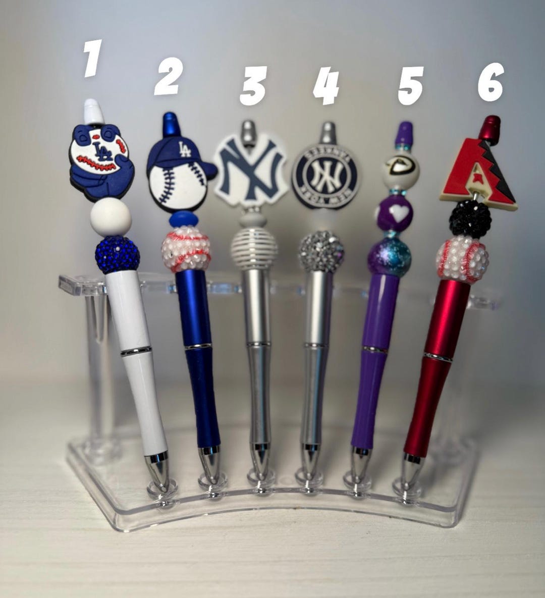 Baseball Inspired Beadable Pens - Etsy