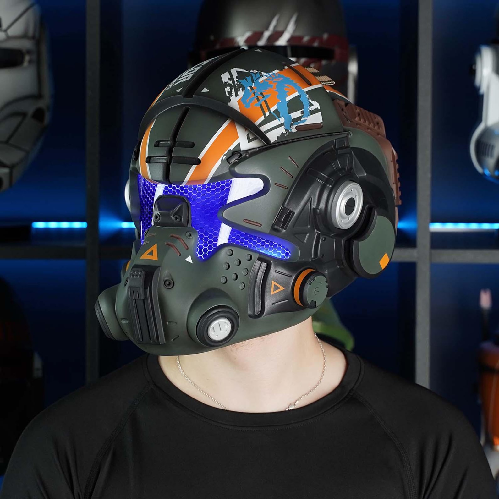Jack Cooper Helmet With LED From Titanfall 2 / Titanfall Helmet / Game ...