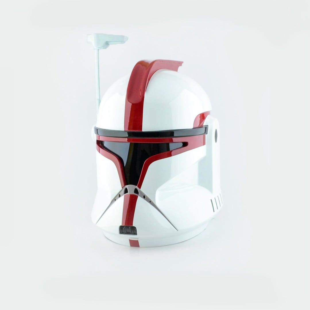 Clone Trooper Phase 1 Captain Helmet From Star Wars / Cosplay Helmet ...