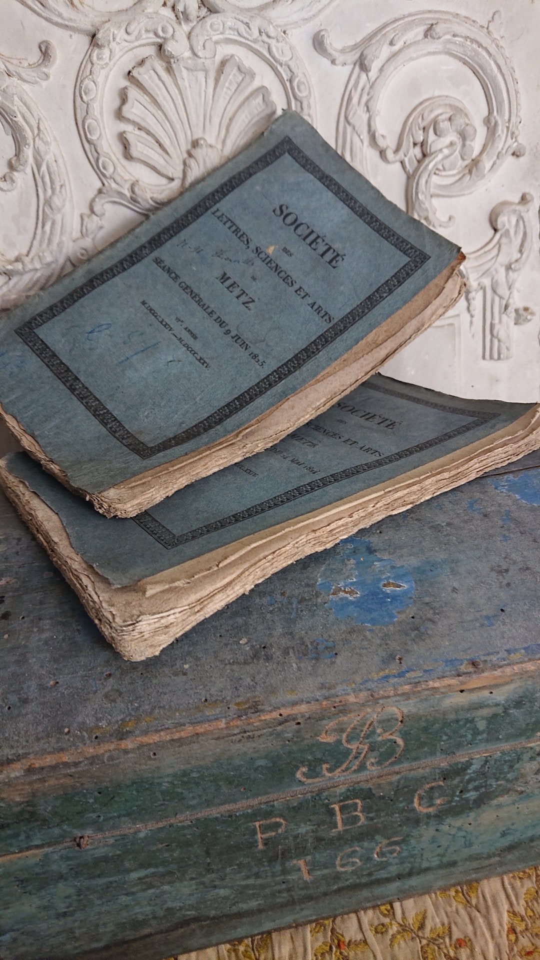 Two Gorgeous 19th Century French Frothy Pages Books. Printed - Etsy