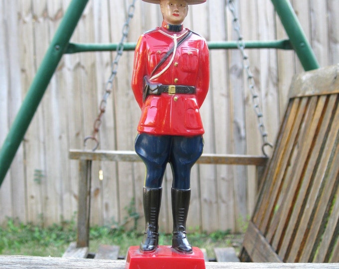 Vintage Reliable Canadian Mountie Figurine Souvenir Toy Hard Plastic ...