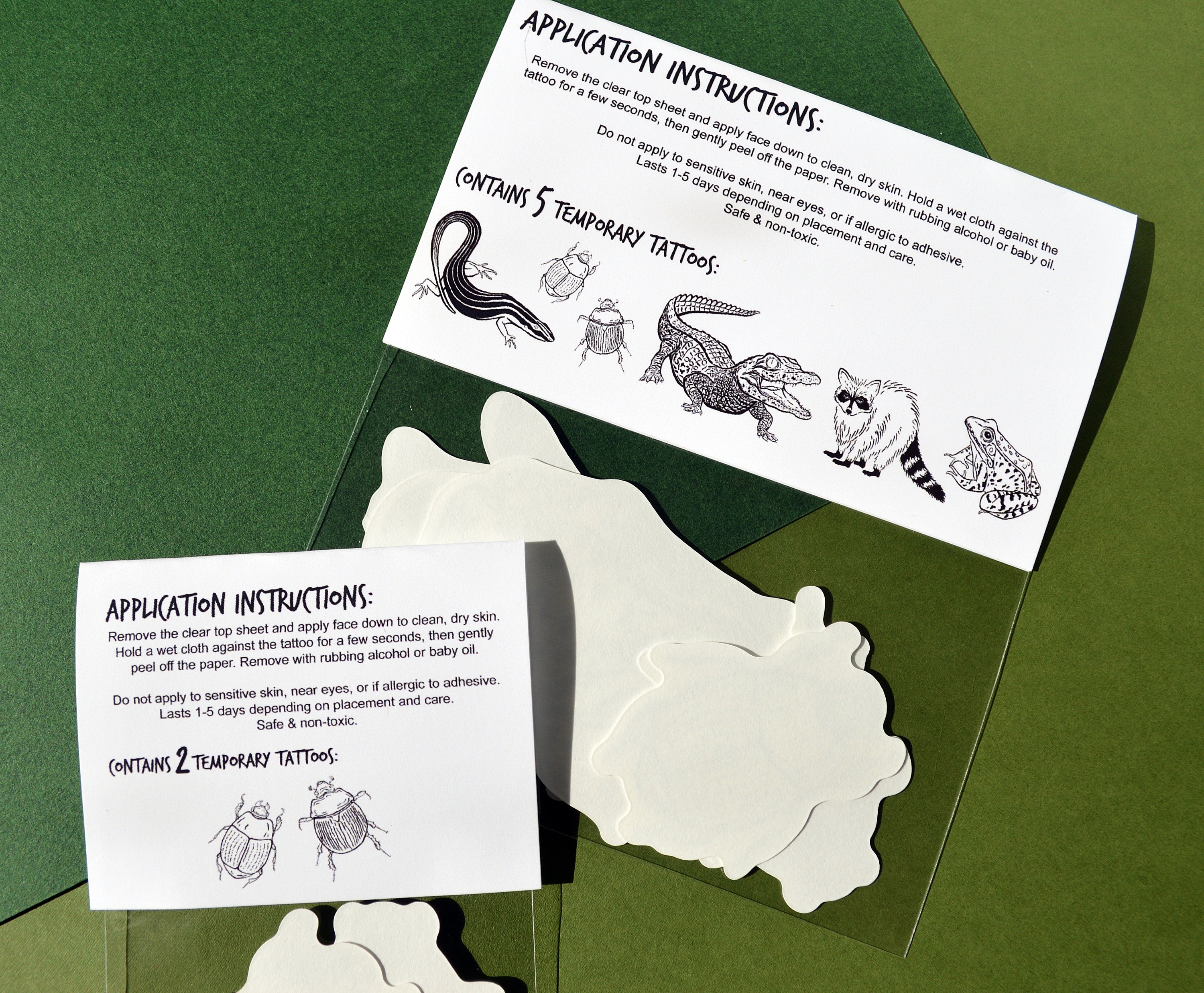 Florida Beetles Temporary Tattoo Pack of Two. 2x2. Gopher Tortoise ...
