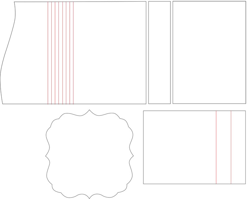 SVG File Wrap-around Album and Desktop Display - Etsy