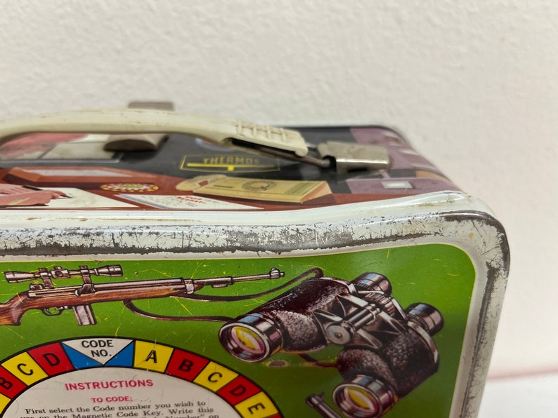 Vintage Rare 1968 Secret Agent Lunch Box by King Seeley Thermos Co - Etsy