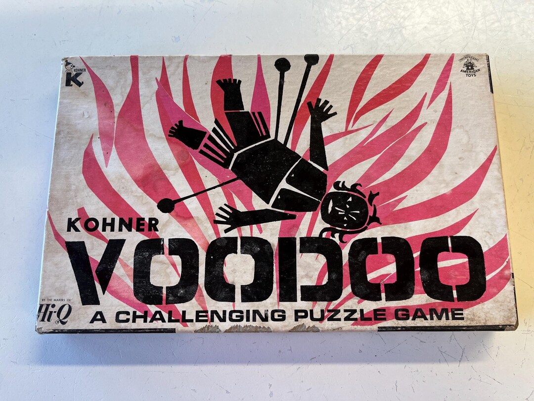 Vintage 1970s Voodoo Puzzle Game by Kohner in Box - Etsy