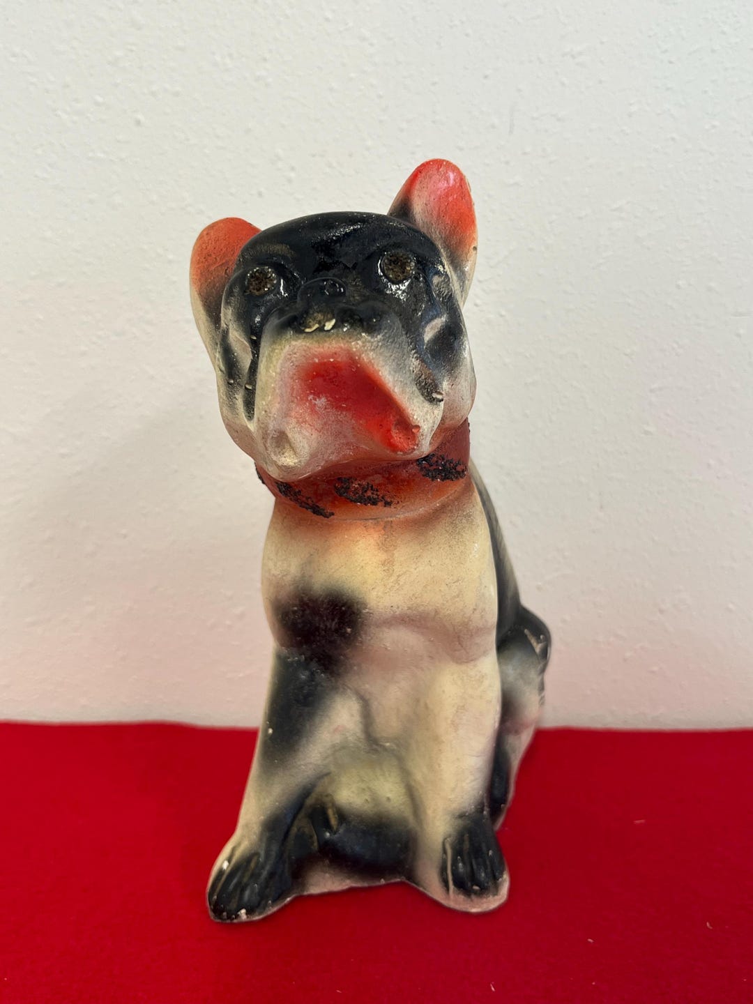 Vintage Chalkware French Bulldog Statue Carnival Prize - Etsy