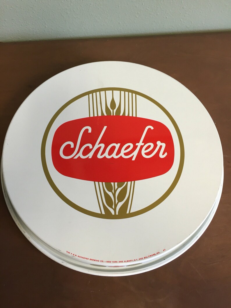 Vintage Schaefer Beer Tray - Etsy