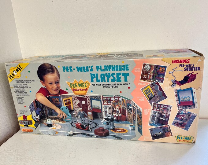 Vintage 1980s Pee Wee’s Playhouse Play Set SEALED in BOX - Etsy