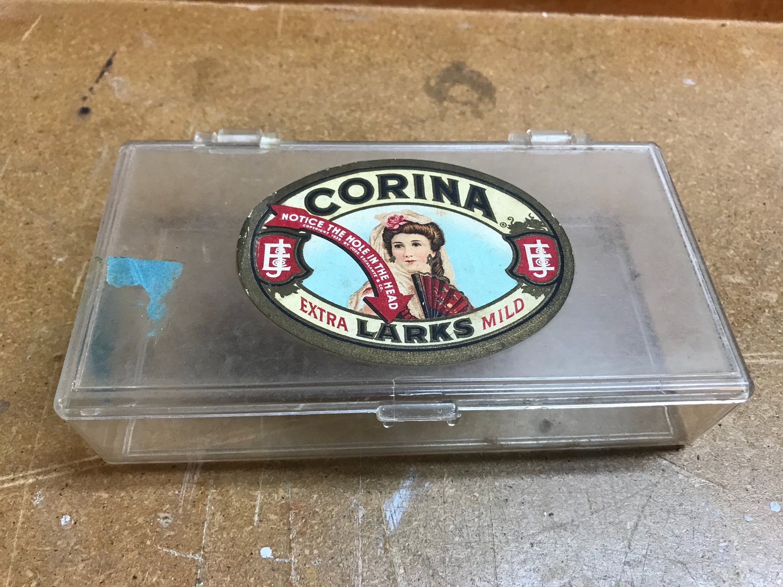 Vintage Corina Larks Extra Mild Plastic Cigar Box - Etsy