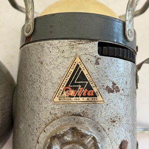 Vintage Delta Powerlite Signal Lamp Railroad Camping for Restoration or ...