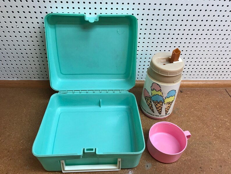 Vintage Rare Clown Plastic Lunch Box & Thermos - Etsy