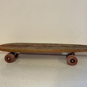 Vintage 1960s Surfer Skateboard Wood - Etsy