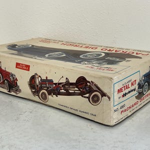 Vintage Packard Dietrich Classic Metal Model Kit in Box by Hubley - Etsy