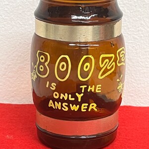 Vintage Booze is the Only Answer Cartoon Beer Mug - Etsy