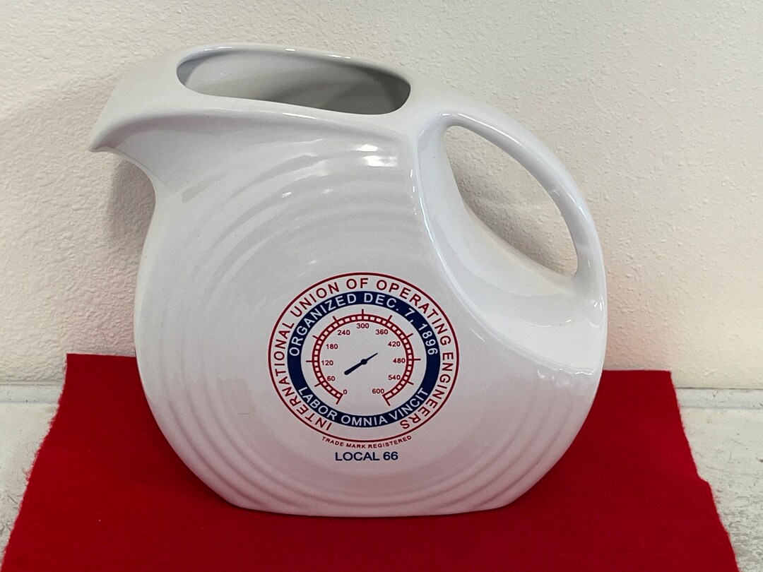 Vintage International Union of Operating Engineers Local 66 Pitcher by ...