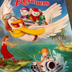 Vintage 1992 Disney’s the Rescuers Video Release Promo Poster - Etsy