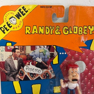 1988 Pee Wee's Playhouse Randy & Globey Figures by Matchbox Sealed - Etsy