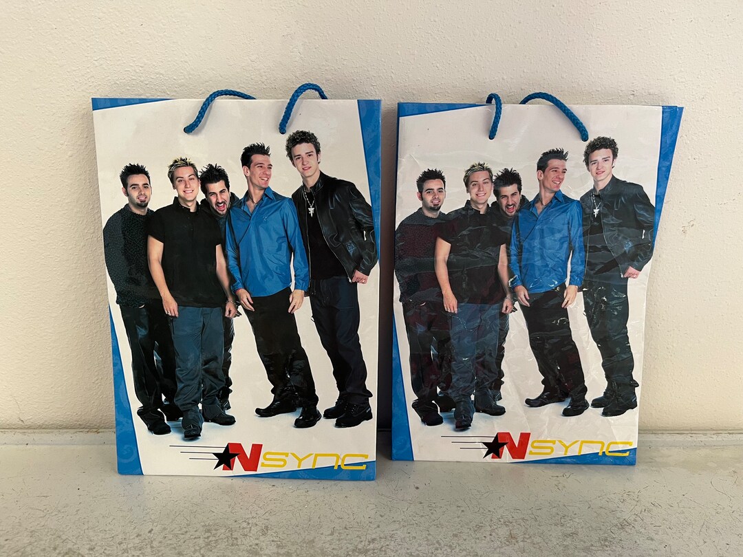 Not Quite Vintage 2001 NSYNC Gift Bags Set of 2 - Etsy