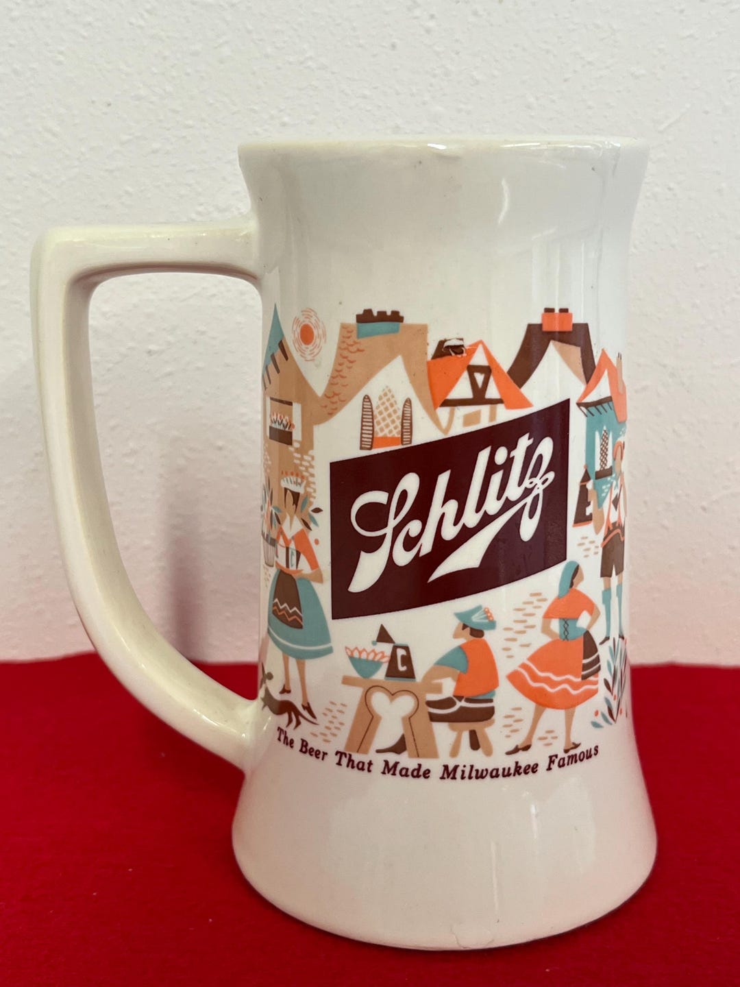 Vintage Schlitz Mug Stein Etsy