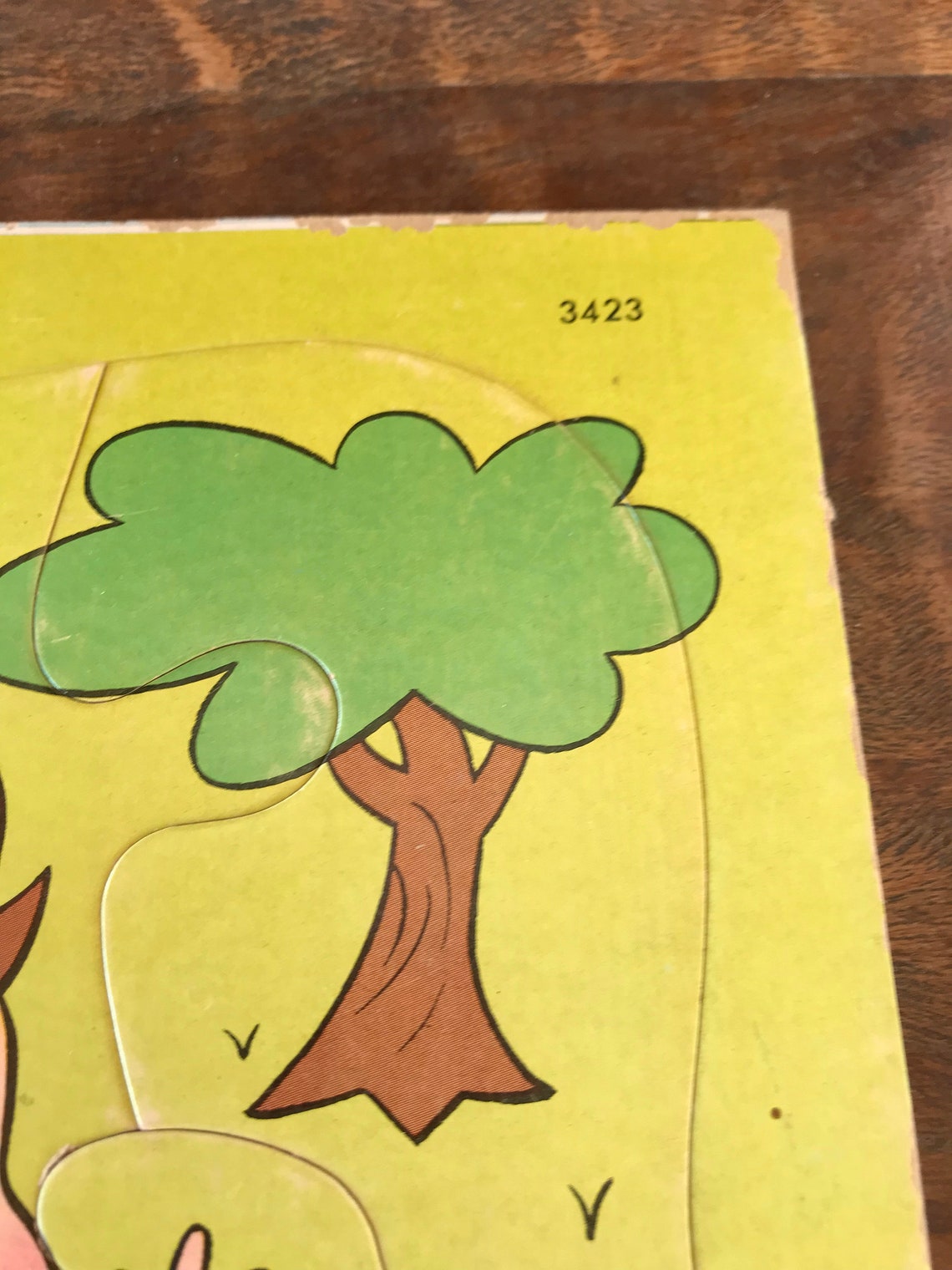 Vintage 1960s Preschool Frame Tray Playground Puzzle No 3423 | Etsy