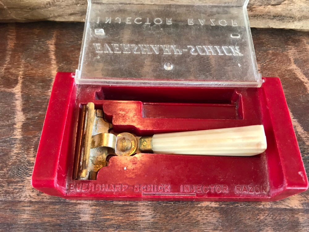 Vintage Eversharp-schick Injector Razor Set - Etsy