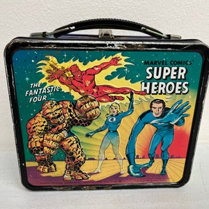 Vintage 1976 Marvel Comics Super Heroes Metal Lunch Box by Aladdin - Etsy