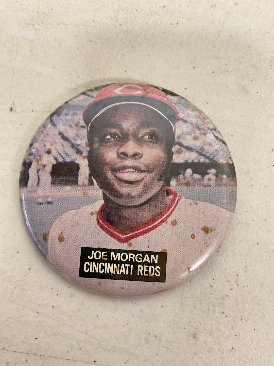 Vintage 1970s Joe Morgan Cincinnati Reds Baseball Pinback Button - Etsy
