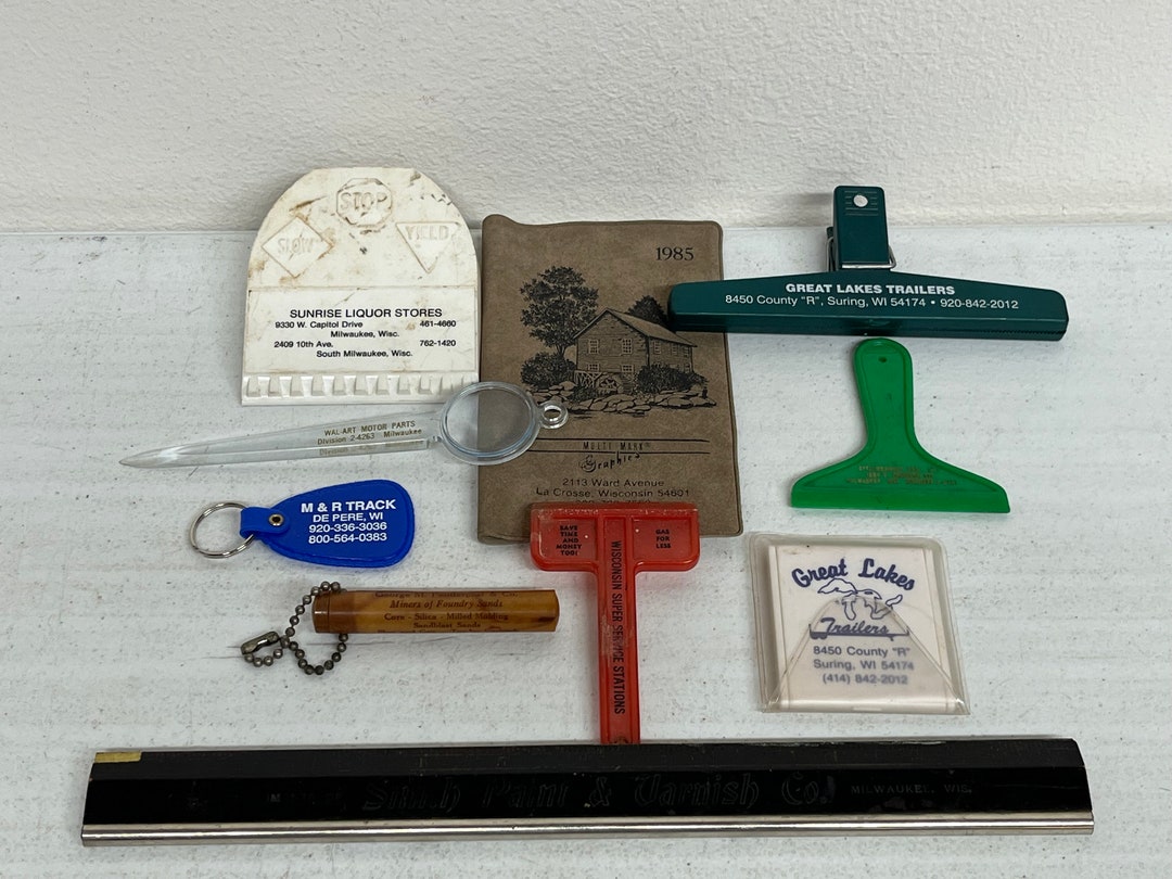 Collection of Vintage Advertising Pieces Mostly Milwaukee, Wisconsin - Etsy