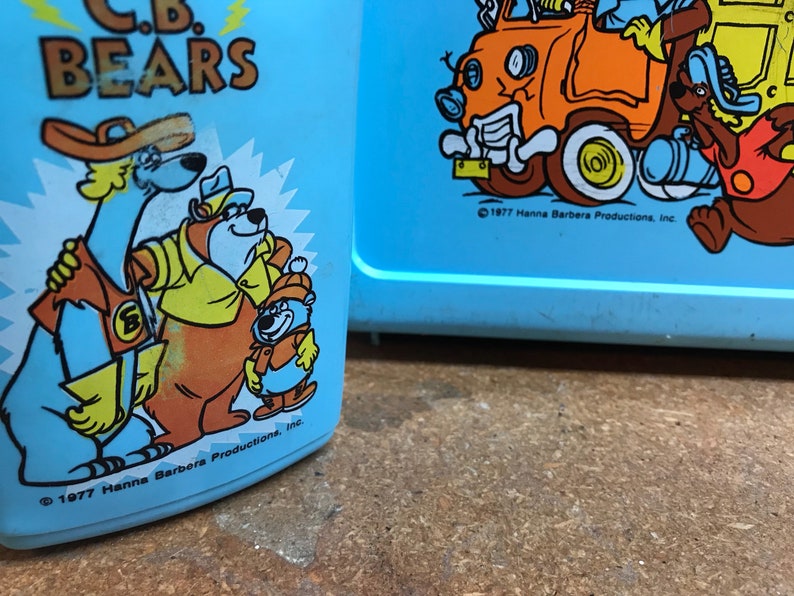 Vintage Rare 1977 CB Bears Hanna Barbera Lunch Box & Thermos | Etsy