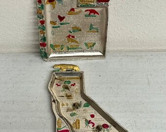Vintage Ashtrays Souvenir Ashtrays State Ashtrays Florida - Etsy