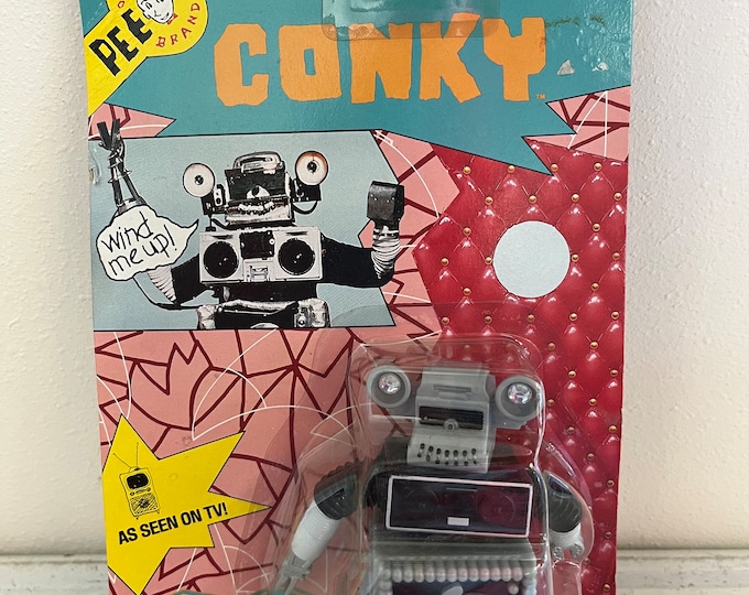 1988 Pee Wee's Playhouse Conky Wind up Figure by Matchbox Sealed - Etsy